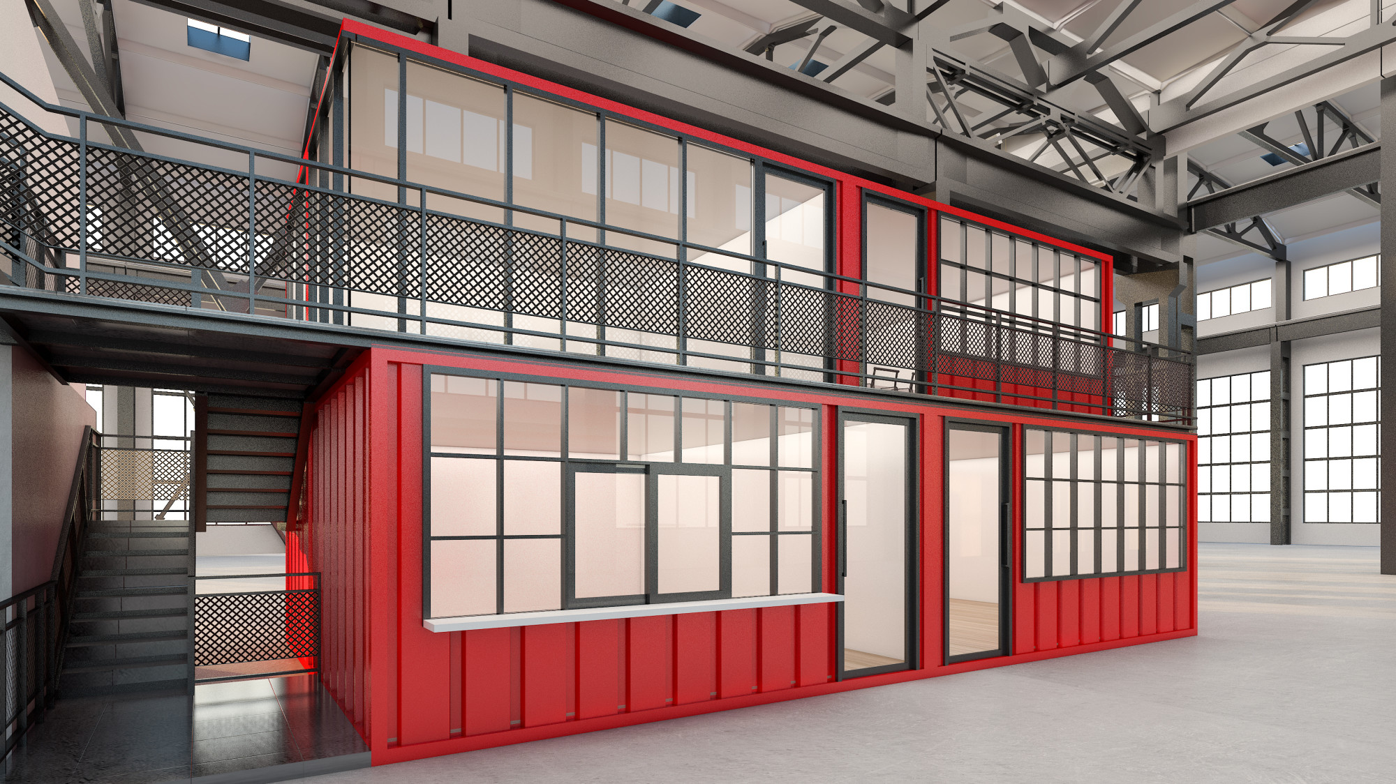 4 Big Ideas for Small Shipping Container Offices | UpGifs.com